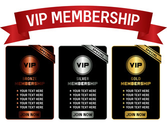 Premium Badge Set - Membership Awards Royalty Free Vector