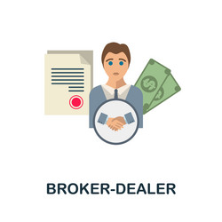 Insurance broker icon 3d from Royalty Free Vector Image
