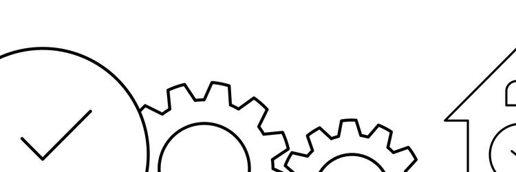 Time related horizontal banner or border template Vector Image