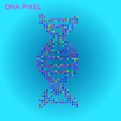 Abstract Dna Pixel Vector Images (over 130)
