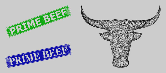 Geometric Bull Vector Images (over 3,400)