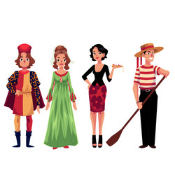Italy Traditional Clothing Vector Images (over 520)