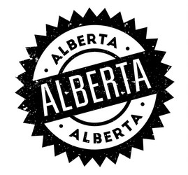 Alberta rubber stamp Royalty Free Vector Image