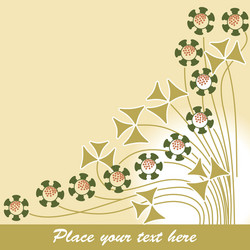 Retro floral vintage Royalty Free Vector Image