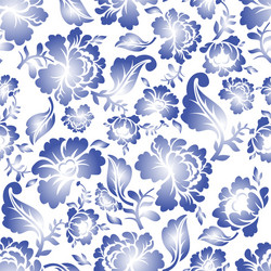 Russian Gzhel Pattern Vector Images (over 810)