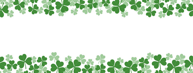 Clover seamless background Royalty Free Vector Image