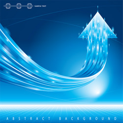 Growth arrow sign concept Royalty Free Vector Image