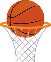 Basketball ball shield Royalty Free Vector Image
