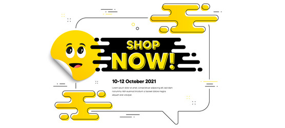 Shop now symbol special offer sign Royalty Free Vector Image
