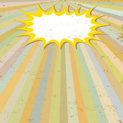 Frame boom comic book explosion Royalty Free Vector Image