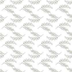 Rustic seamless pattern with wildflowers Vector Image