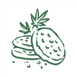 Cannabis Cookies Vector Images (over 410)
