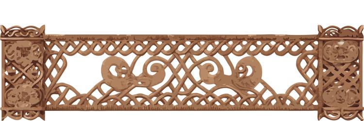 Rustic Wooden Frame Border Royalty Free Vector Image