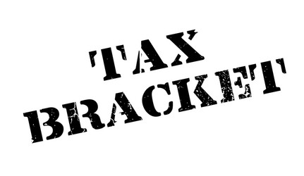 Tax bracket rubber stamp Royalty Free Vector Image