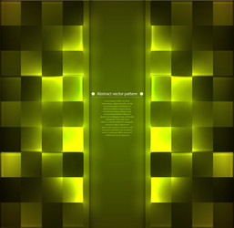 Pattern with backlight illumination Royalty Free Vector