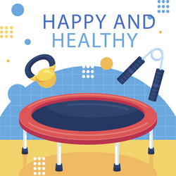 Hand drawn workout routine schedule template Vector Image