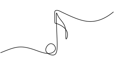 Continuous Line Music Note Vector Images (over 770)