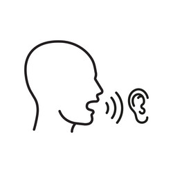 Listen Speak Vector Images (over 8,600)