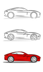 Sleek Car Vector Images (over 730)