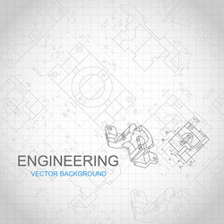 Poster cover banner background of engineering Vector Image
