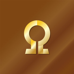 Omega logo Royalty Free Vector Image - VectorStock