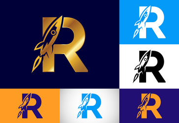 Letter R Rocket Logo Vector Images (over 120)