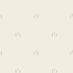Scandi woodland tree lino cut icon seamless Vector Image