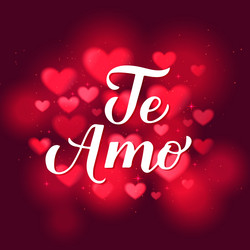 Lettering Te Amo Vector Images (64)