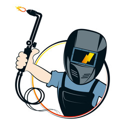Arc welding logo Royalty Free Vector Image - VectorStock