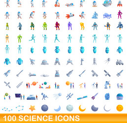 Reusable space rockets icons set cartoon Vector Image
