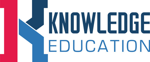 Student learning education book logo Royalty Free Vector