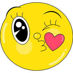 Acid emoji stickers set Royalty Free Vector Image