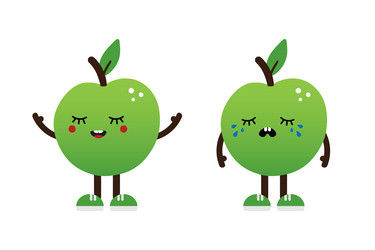 Cartoon Apple Sad Face Vector Images (over 160)