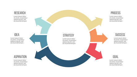 Circle of 6 Arrows Vector Images (over 5,700)