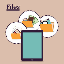 File design Royalty Free Vector Image - VectorStock