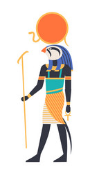 Ra - god creator deity or mythological creature Vector Image