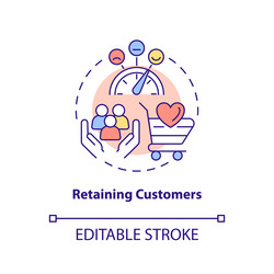 Customer Retention Round Icon Vector Images (over 210)