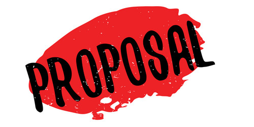 Proposal rubber stamp Royalty Free Vector Image