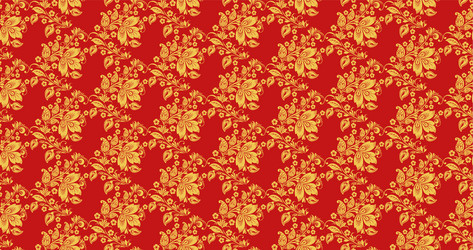 Traditional russian flower seamless pattern Vector Image