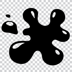 Water splash symbol design Royalty Free Vector Image