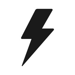 Energy lightning icon lightning electric power Vector Image