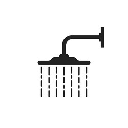 Shower linear icon Royalty Free Vector Image - VectorStock