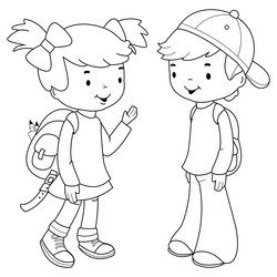 Children Drawing Outline Vector Images (over 38,000)