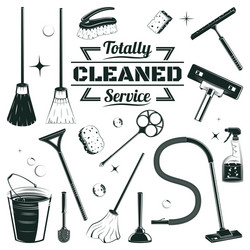 Cleaning symbols Royalty Free Vector Image - VectorStock