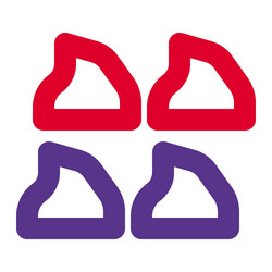 Chocolate chips small sweetened chunks Royalty Free Vector