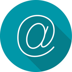 Email address icon Royalty Free Vector Image - VectorStock