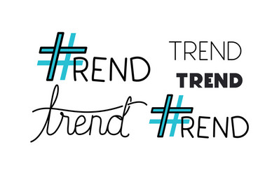 Trend symbol with arrow Royalty Free Vector Image