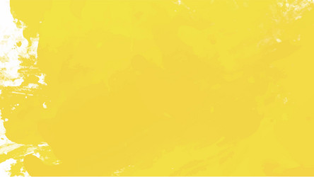 Yellow watercolor background for your design Vector Image