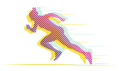 Running Royalty Free Vector Image - VectorStock