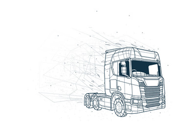Wireframe Truck Vector Images (over 1,600)
